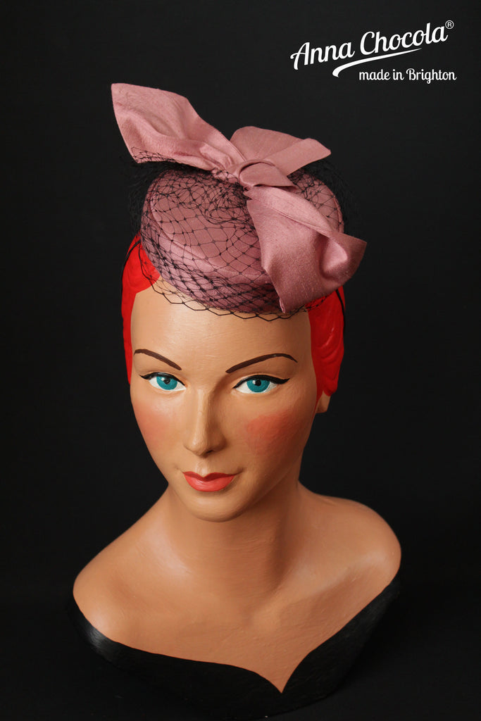 Pink Silk Top Knot Coquette – Anna Chocola